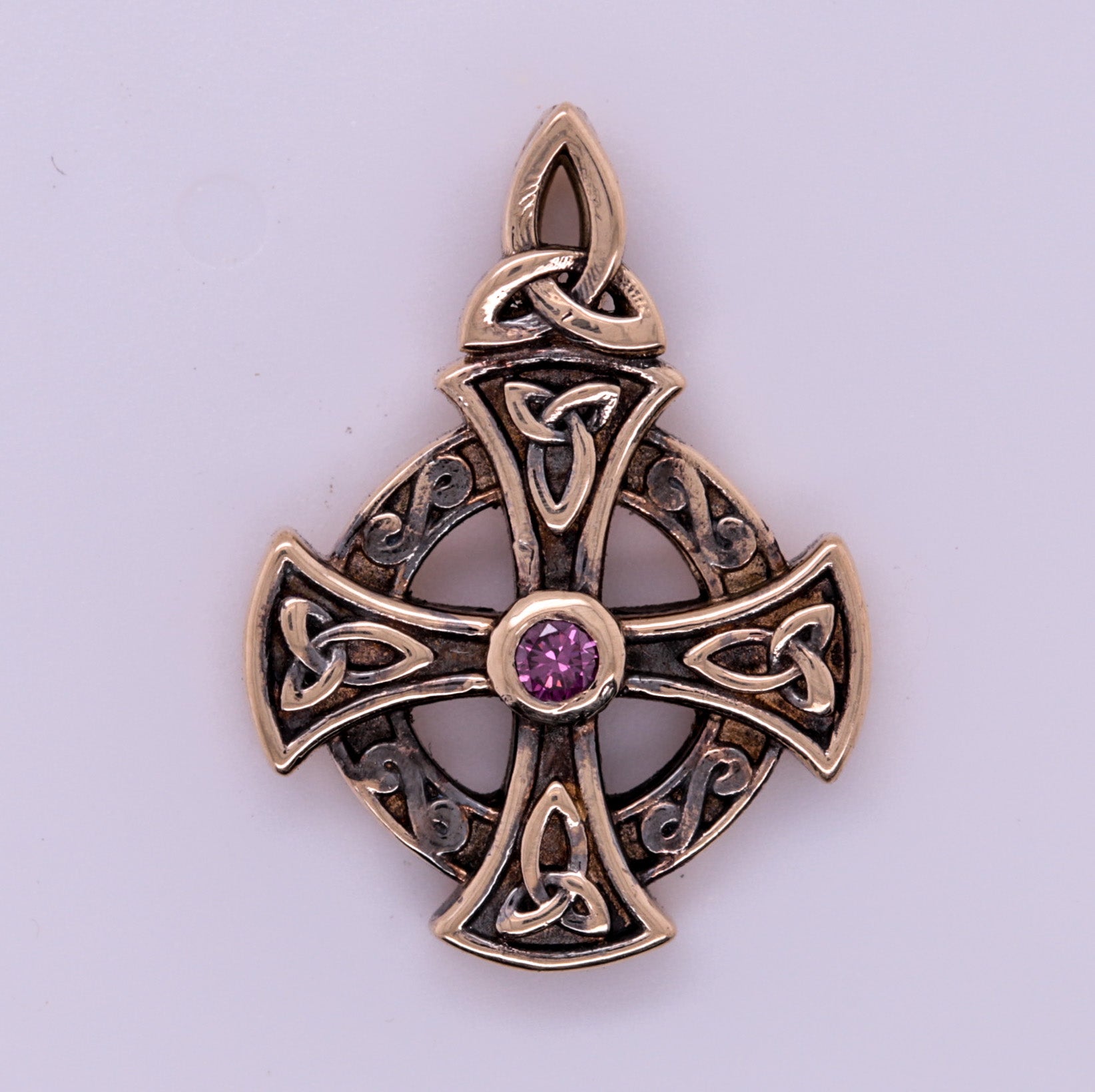 Purple And Gold Cross
